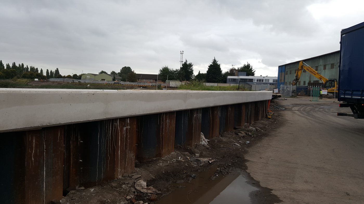 Sheet Pile Capping Beams - Sheet Pile Wall | Fast-Form Systems