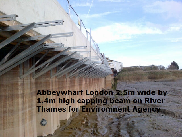 Sheet Pile Wall - Sheet Pile Capping Beams | Fast-Form Systems