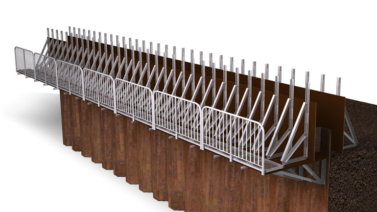 Sheet Pile Capping Beam - The Best Picture Of Beam