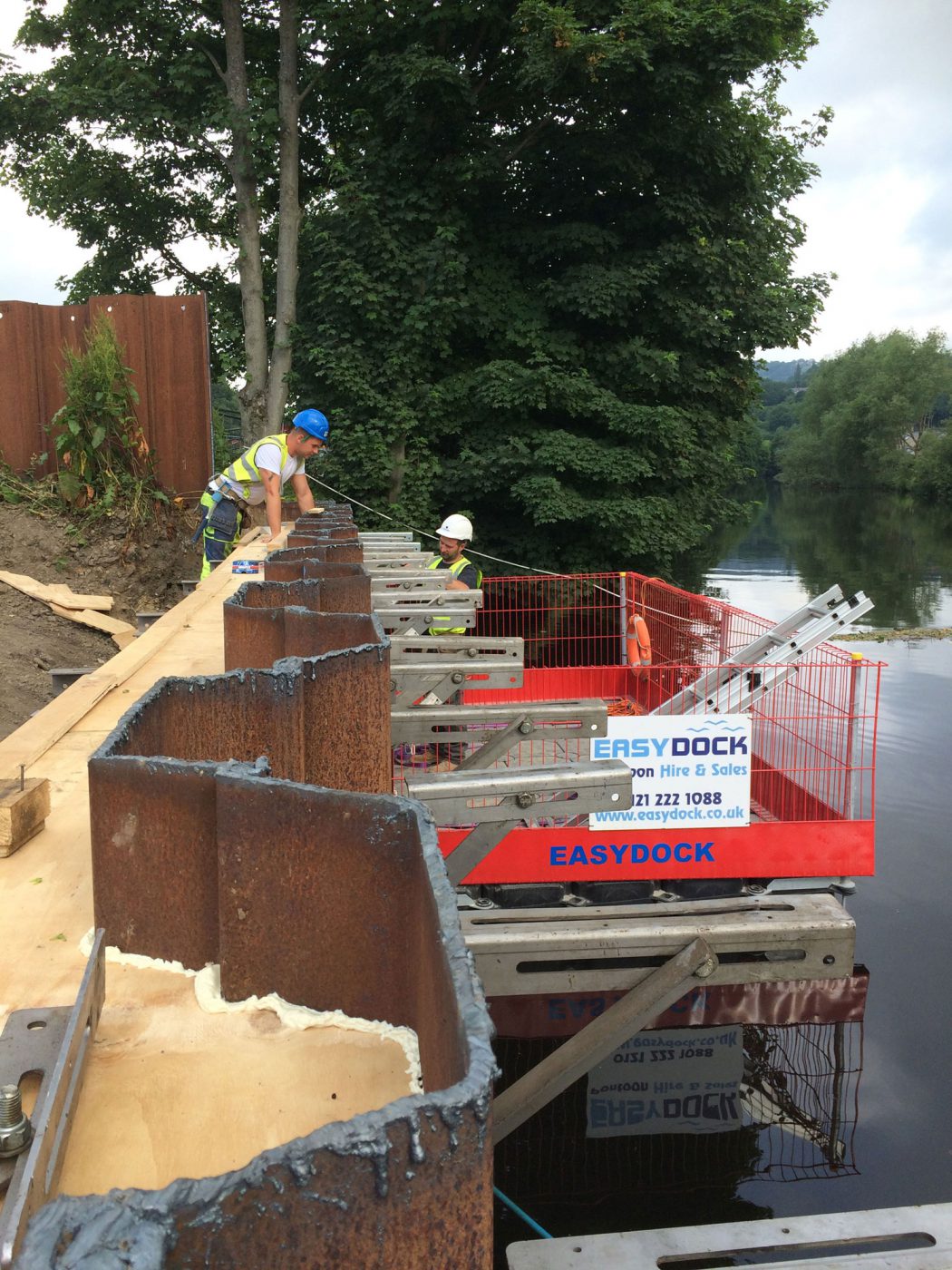 Sheet Pile Capping Beam System | Fast-Form Systems | Formwork